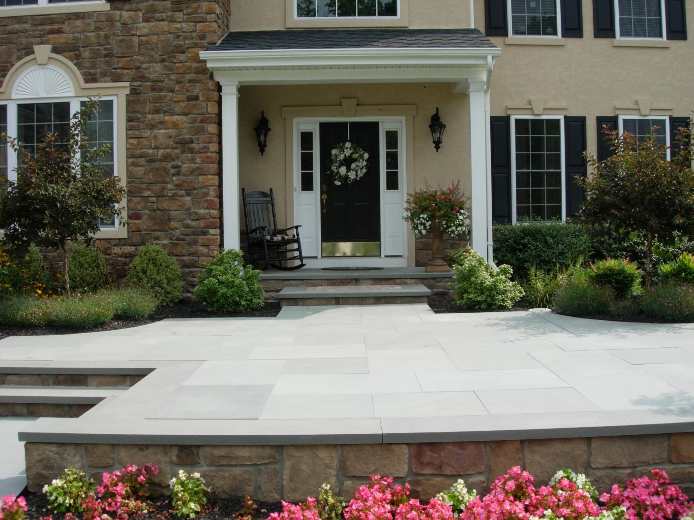 Bluestone Front Porch Southern A Historic Charmer With Color And